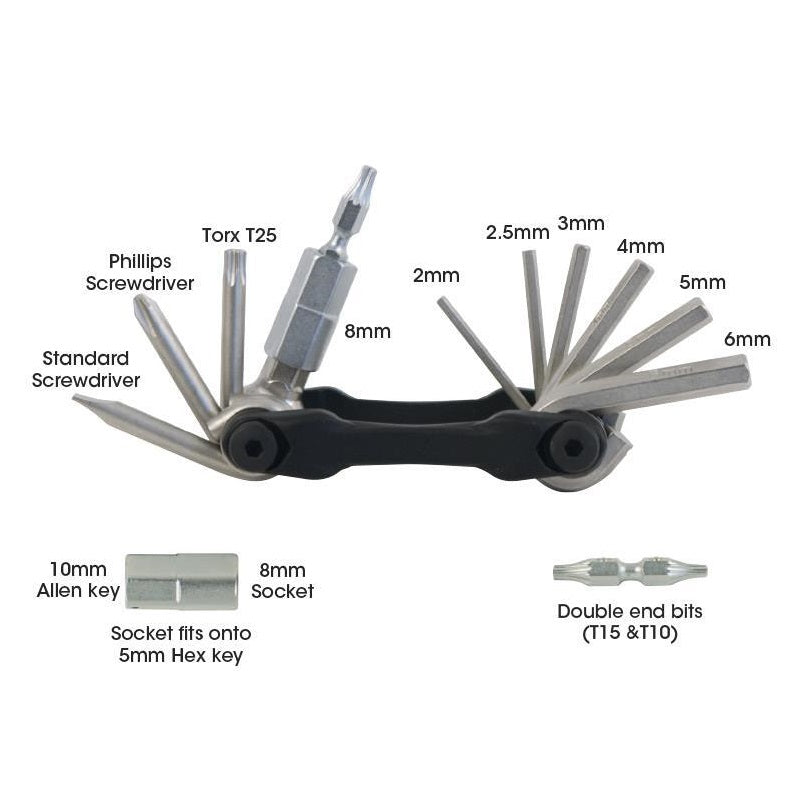 Tool Azur MTL-14 14 Function Multitool | Ivanhoe Cycles