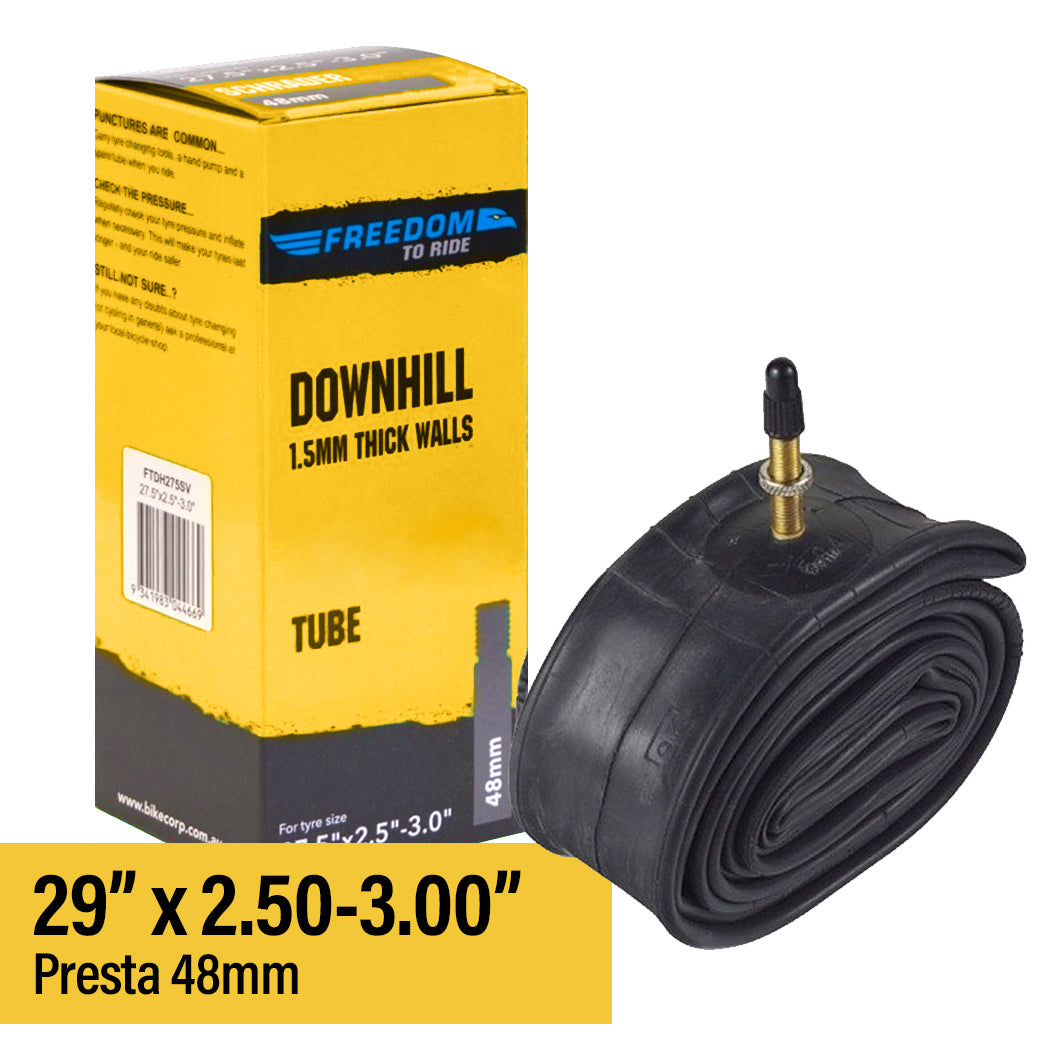 Freedom 29 x 2.50-3.00 Tube - Downhill Presta Valve 48mm | Ivanhoe Cycles