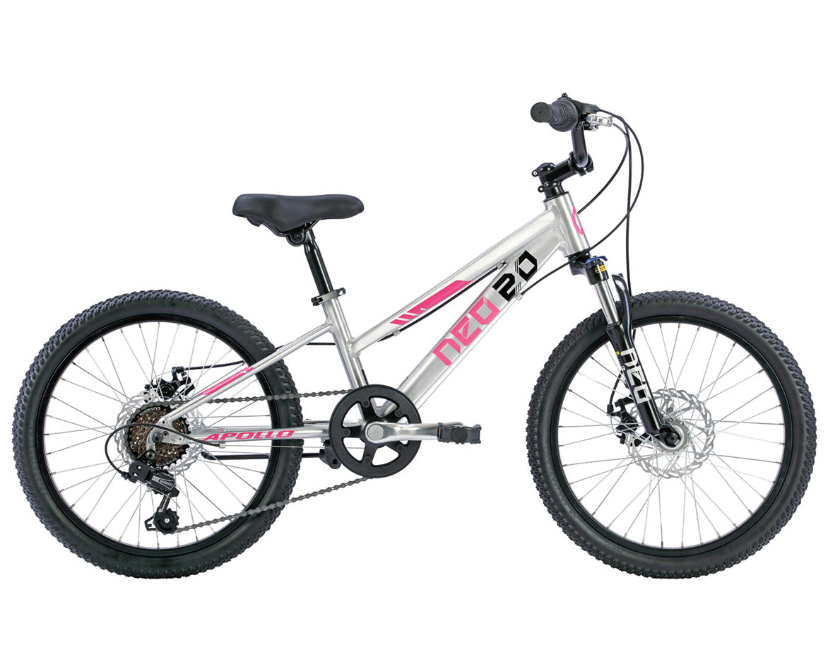 20" Apollo Neo Disc+ Girls 6 Speed Mountain Bike – Ivanhoe Cycles