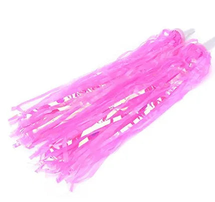 Bikelane Kids Handlebar Streamers Pom Pom Pink | Ivanhoe Cycles