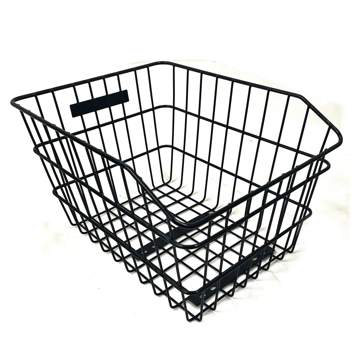 BPW Heavy Duty Fixed Rear Basket Black 8829 | Ivanhoe Cycles
