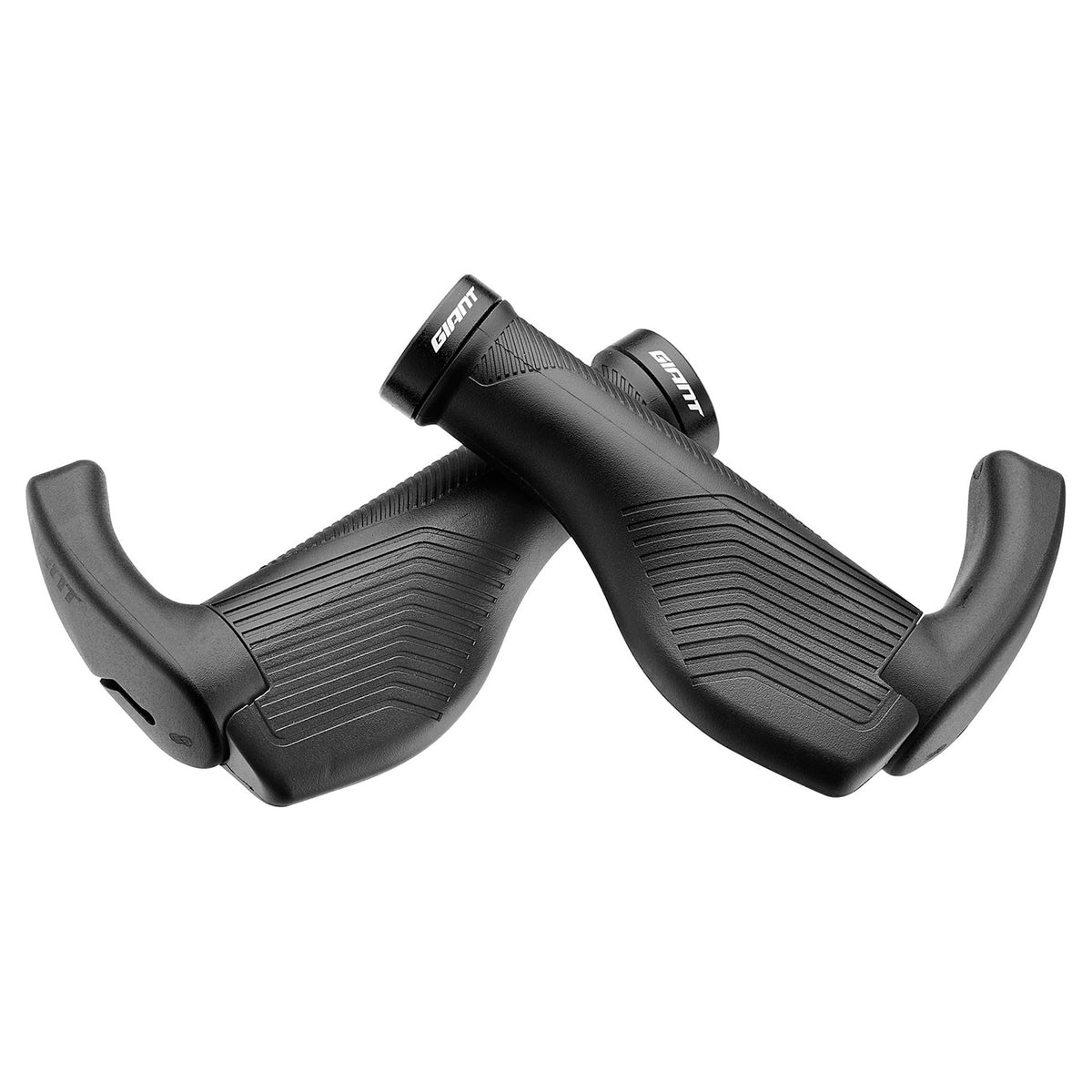 Giant Ergo Max Plus Single Lock-On Grips with Bar Ends – Ivanhoe Cycles