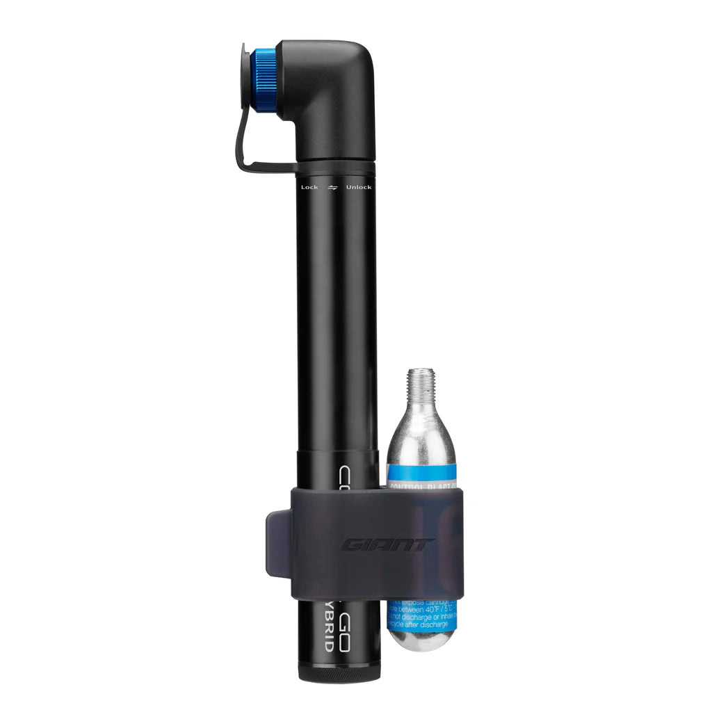 Giant Control Go HV Hybrid Mini Pump + CO2 Inflator – Ivanhoe Cycles