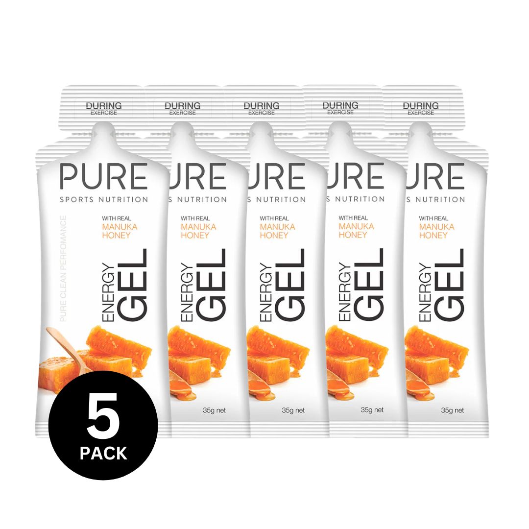 PURE Energy Gel 35g - Manuka Honey (5 Pack) | Ivanhoe Cycles