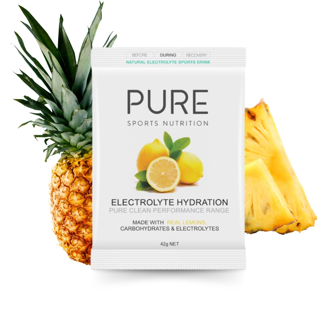 PURE Electrolyte Powder 42g - Pineapple | Ivanhoe Cycles