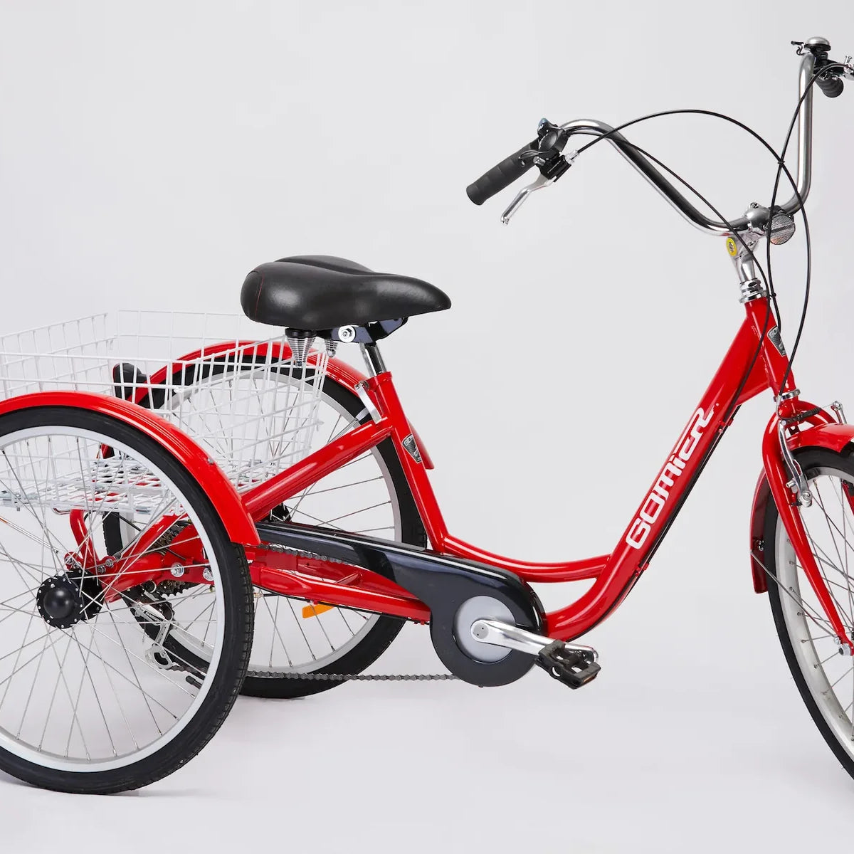 Gomier 2500 Series 24" Adult Tricycle 3-Speed Nexus Bright Red ...