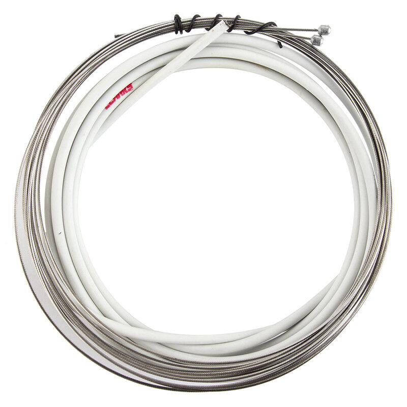 Clarks Gear Cable Inner and Outer Kit White | Ivanhoe Cycles
