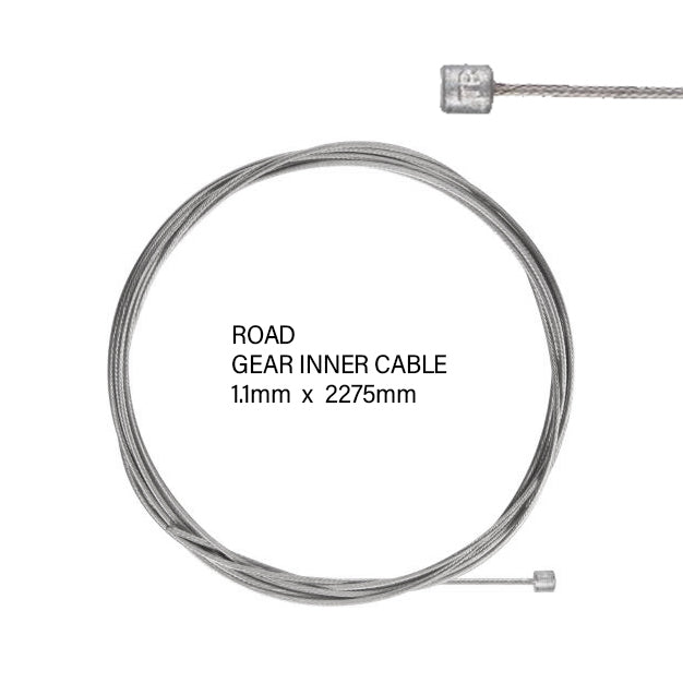 Clarks Pre-Lubricated Inner Gear Cable 1.1mm x 2275mm – Ivanhoe Cycles