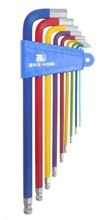 Tool Bikehand Allen Key Set Ball End 8pc 1.5-10mm (6739) | Ivanhoe Cycles