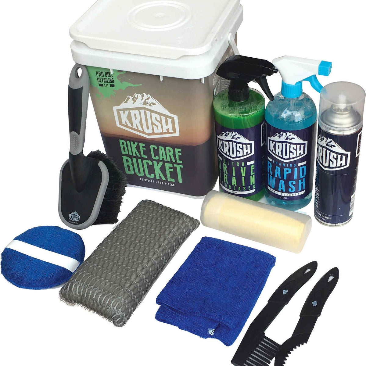 Krush Bike Care Bucket Pro Detailing Kit | Ivanhoe Cycles