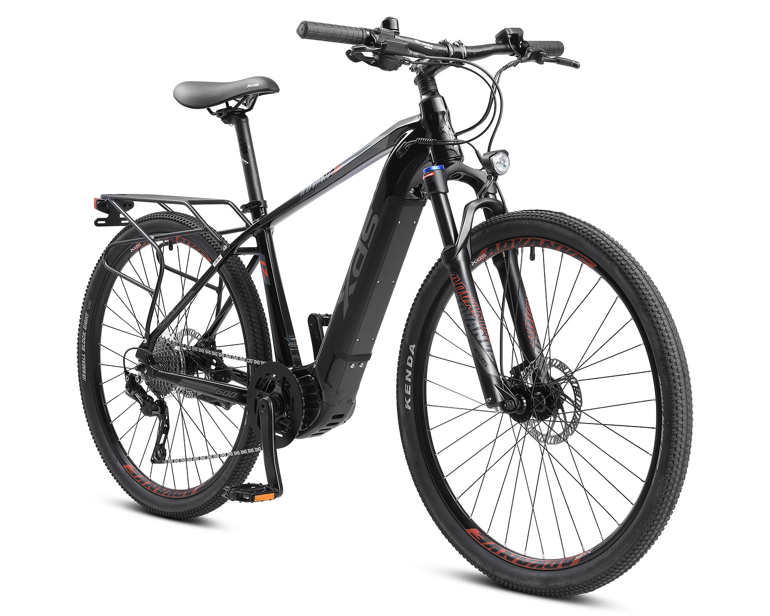 XDS Advanced 600 (2022) - Black/Red | E-Bikes | Ivanhoe Cycles